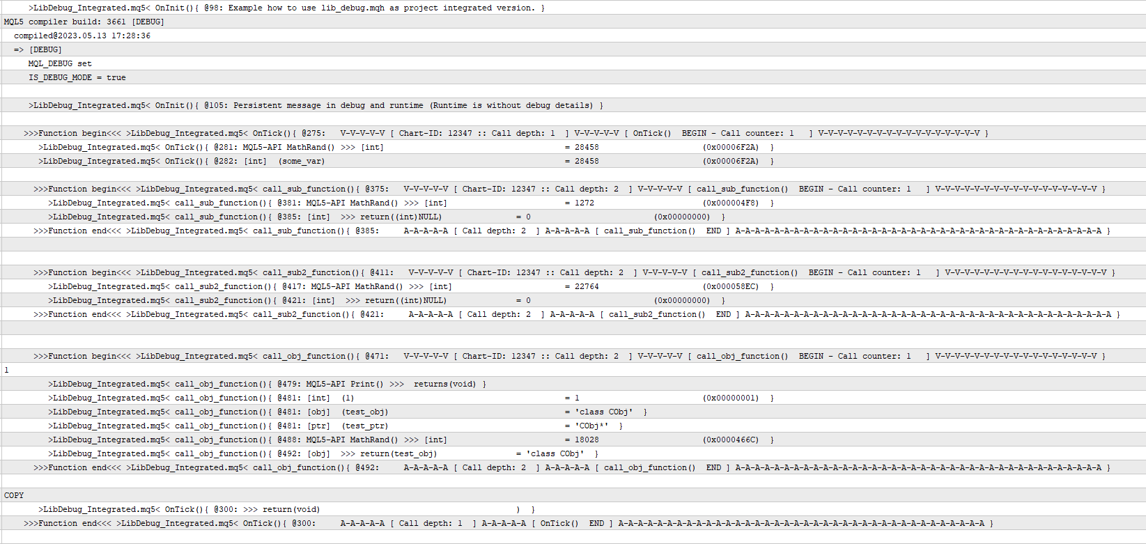 Mql Plus Enhanced Debugging Support Library Metatrader 5 Download Metatrader Trading Robots