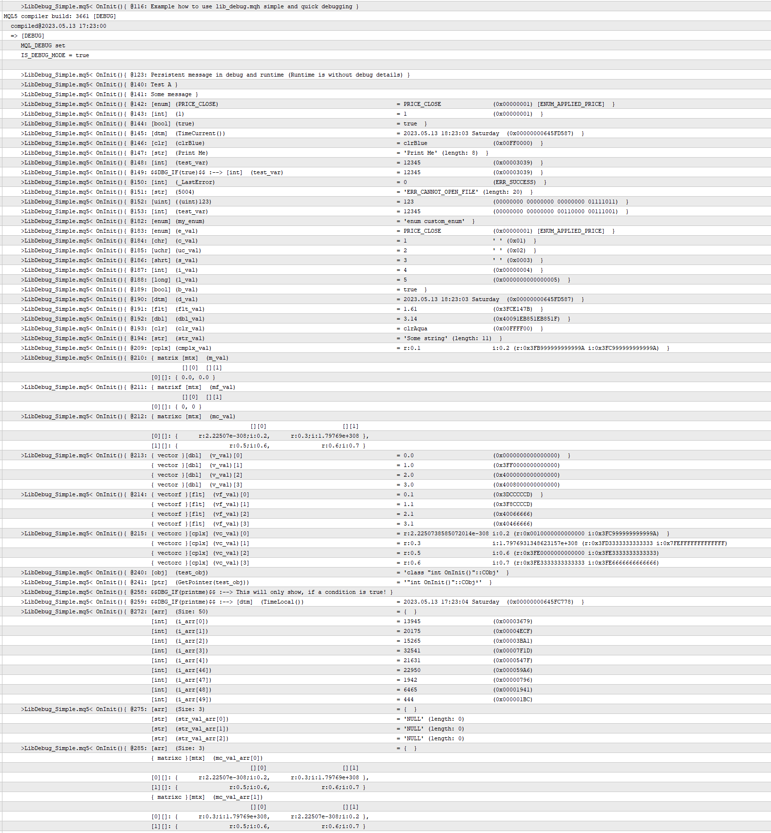 Mql Plus Enhanced Debugging Support Library Metatrader 5 Download Metatrader Trading Robots