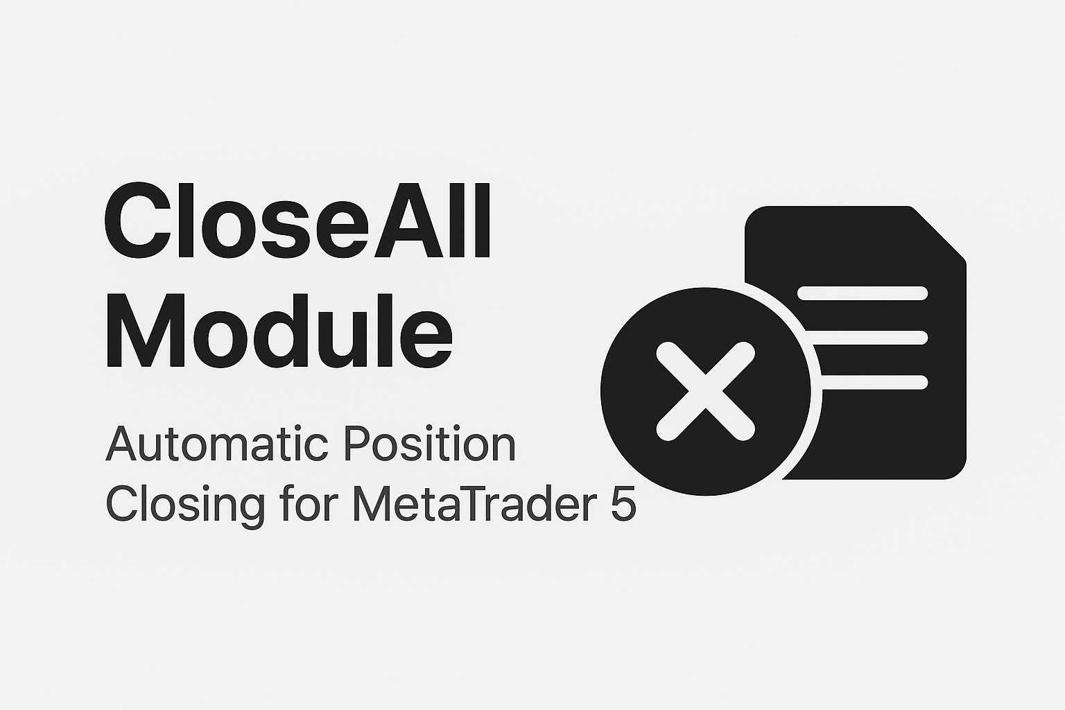 Free download of the 'Close ALL positions from EA MQL5' expert by 'AdrianFXX' for MetaTrader 5 ...