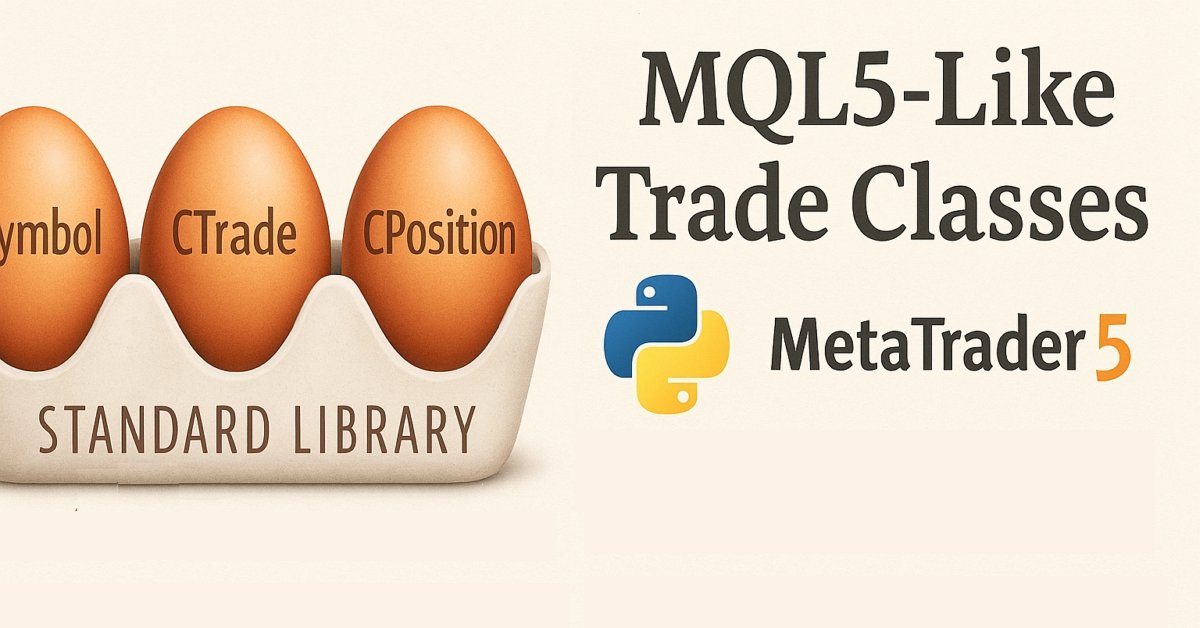 Building Mql5 Like Trade Classes In Python For Metatrader 5 Mql5 Articles