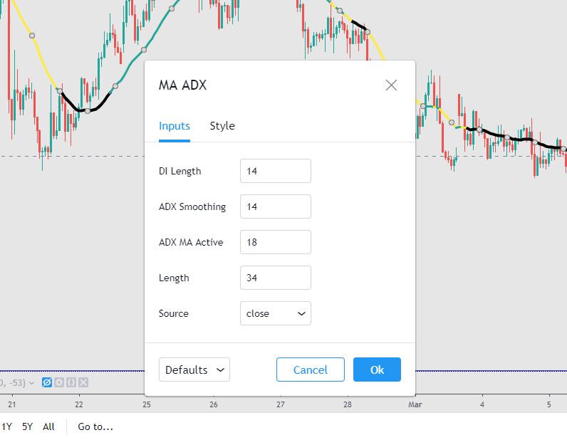 Convert Tradingview ADX Indicator to Metatrader 4 - an order to develop the converting at MQL5 ...