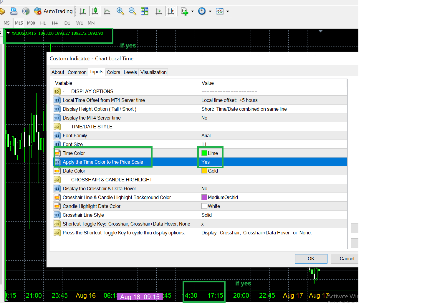 Code Chart Local Time Indicator Into Mq4 And Mq5 From Mql An Order To Develop The