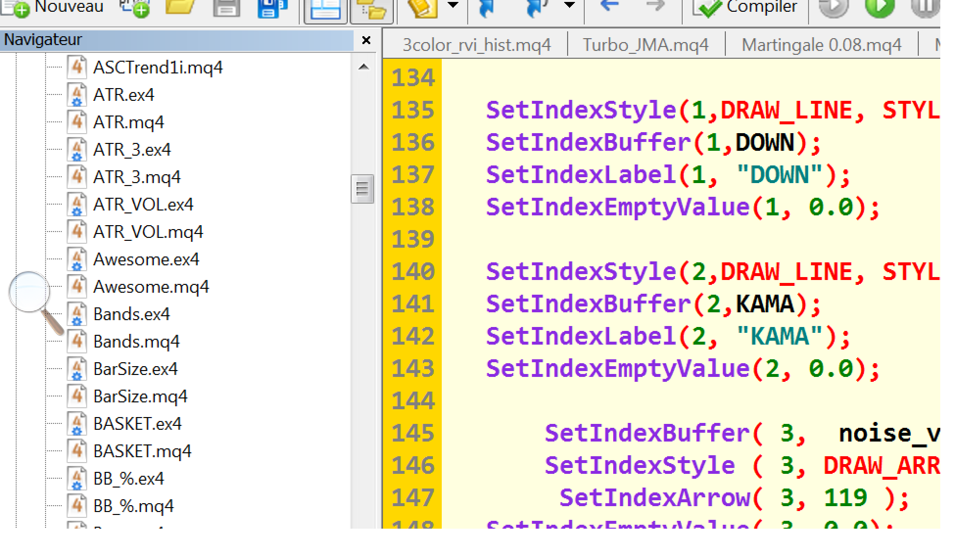 All My Indicators Ex4 Are Into The Editor Indices Mql4 And Metatrader 4 Mql4 Programming Forum