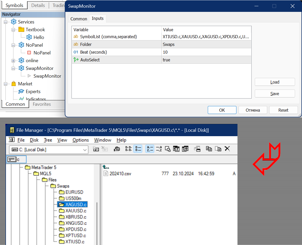 Scripts Swap Monitor Articles Library Comments Mql5 Programming Forum