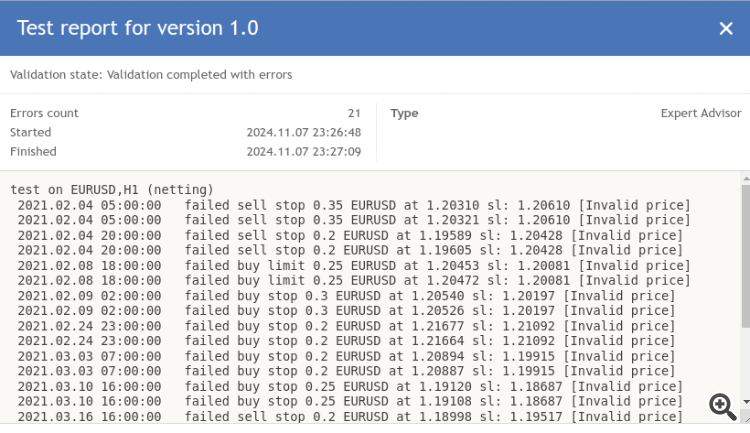 Automatic Validation - Invalids Stops & Prices - Auto Trades - Expert Advisors and Automated ...