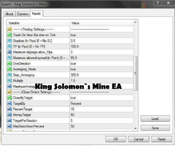 Buy The King Solomons Mine Trading Robot Expert Advisor For Metatrader 4 In Metatrader Market