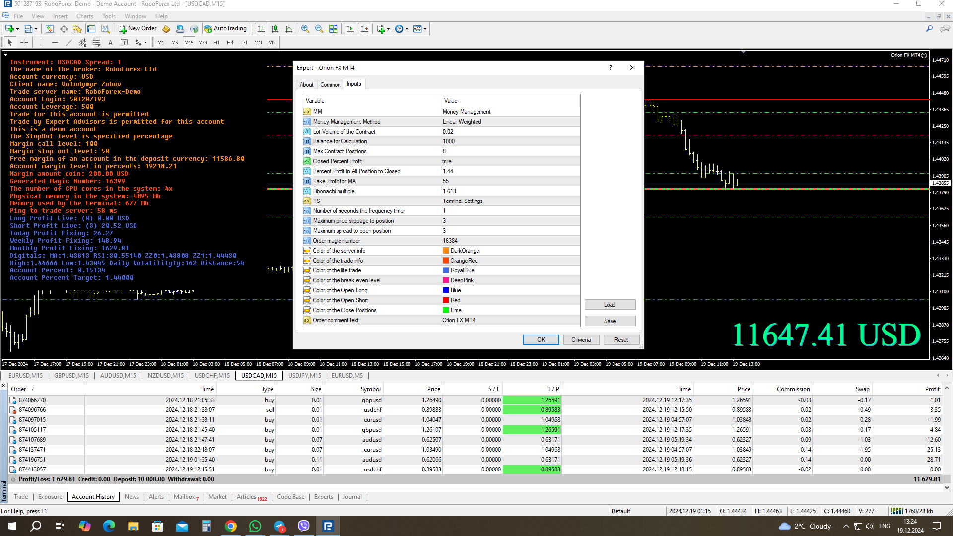 Orion FX MT4 | Buy Trading Robot (Expert Advisor) for MetaTrader 4