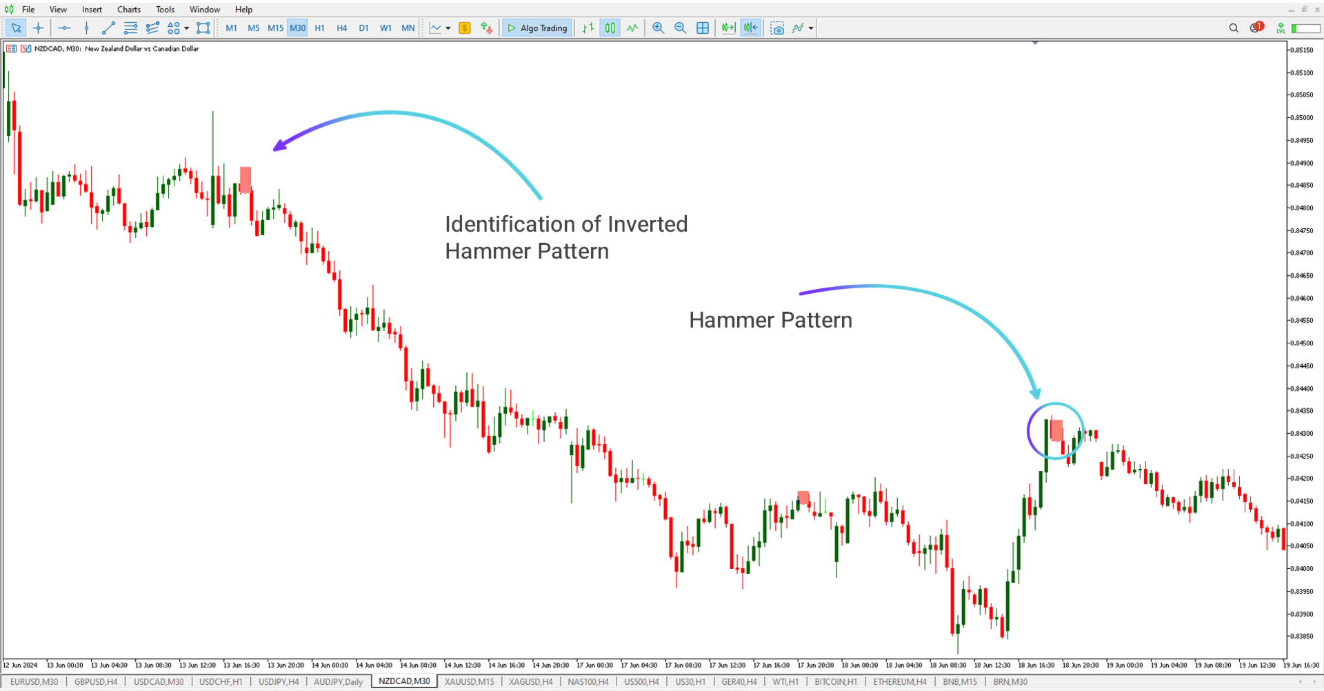 Hammer Pattern Indicator MT5 | Free Download Trading Indicator for MetaTrader 5