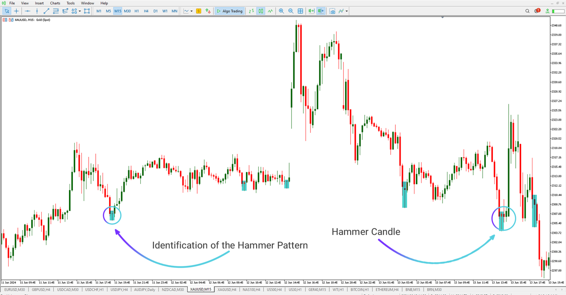 Hammer Pattern Indicator MT5 | Free Download Trading Indicator for MetaTrader 5