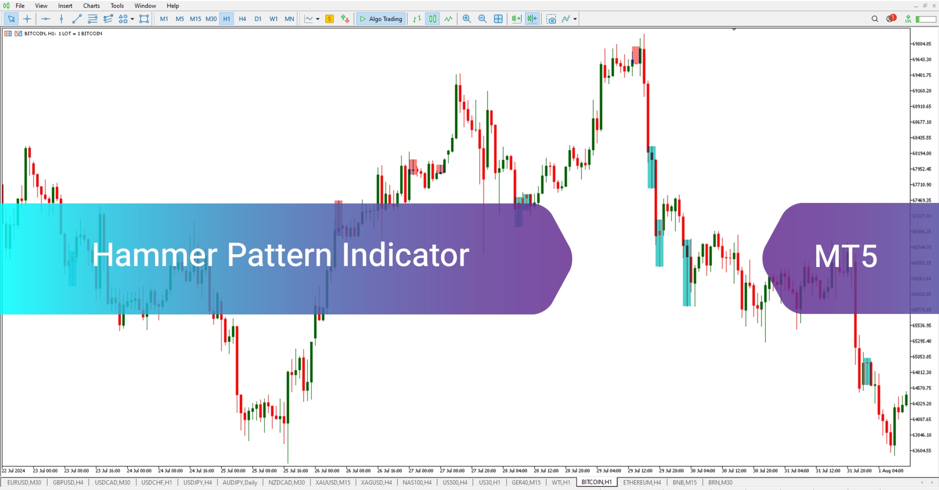 Hammer Pattern Indicator MT5 | Free Download Trading Indicator for MetaTrader 5