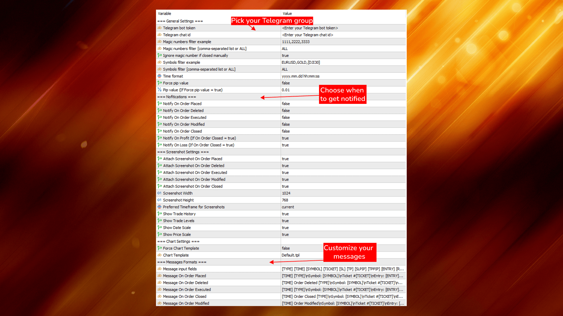 トレーディングユーティリティ | MT4 to Telegram Alerts 購入