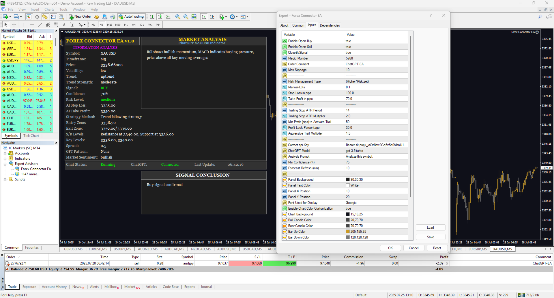Harmonic Algorithmic EA | Buy Trading Robot (Expert Advisor) for MetaTrader 4