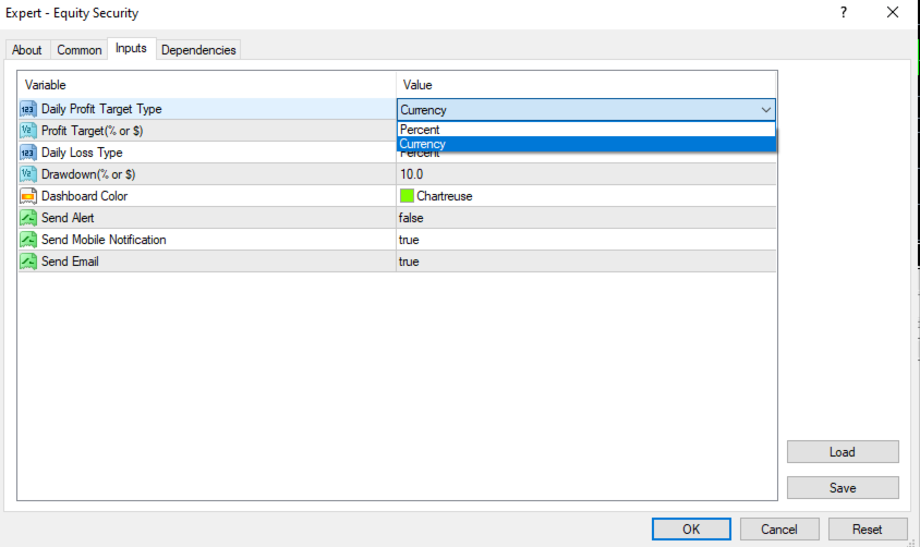 Equity Security MT5 | Buy Trading Utility for MetaTrader 5