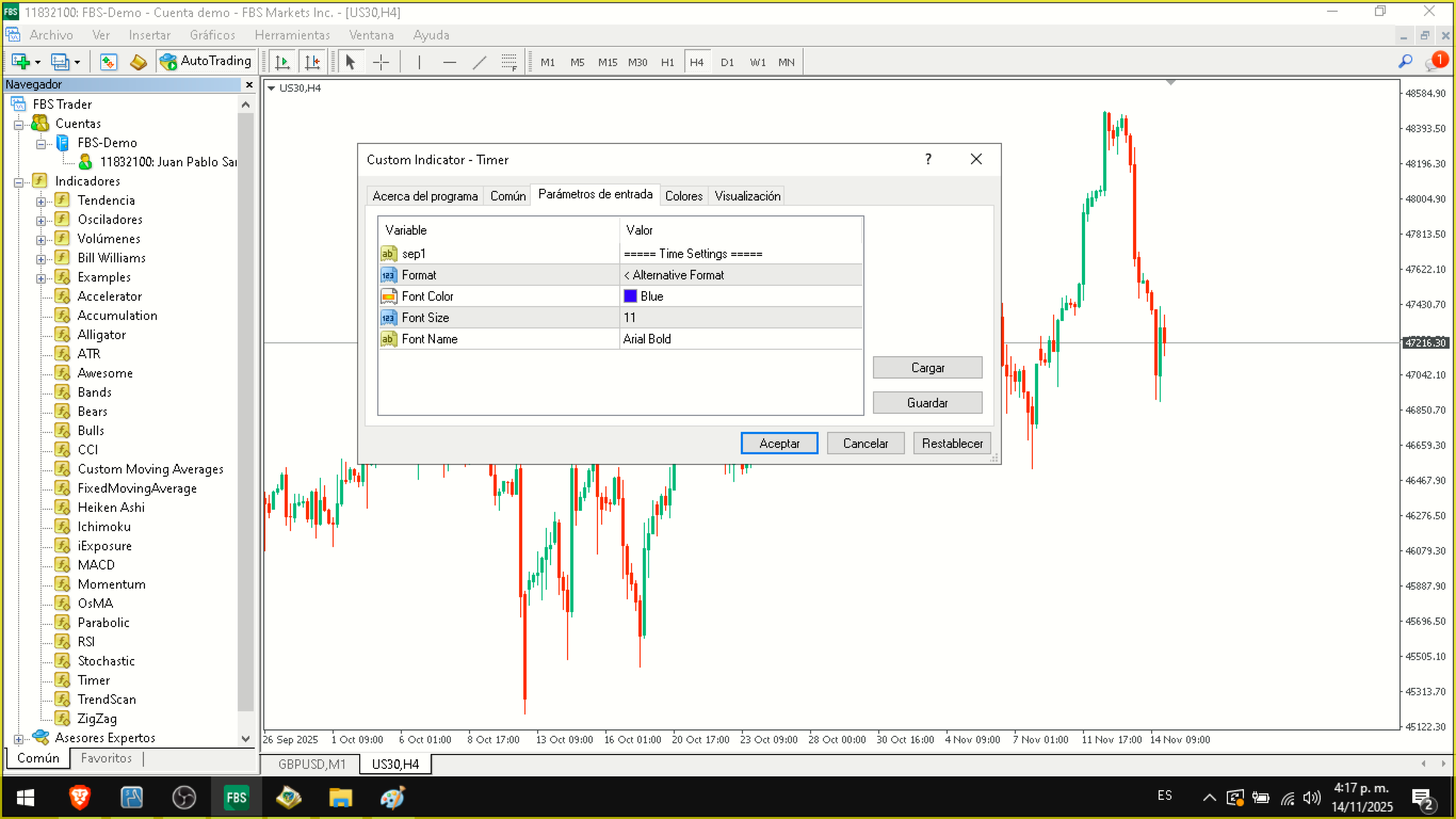 Timer Candle F | Free Download Trading Indicator for MetaTrader 4