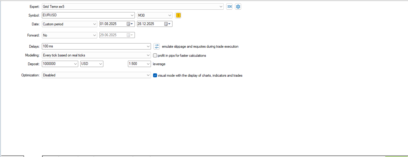 Grid Terror | Free Download Trading Robot (Expert Advisor) for MetaTrader 5