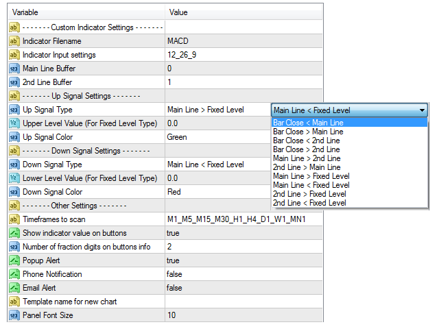 Buy the 'Advanced Indicator Scanner MT4' Technical Indicator for ...