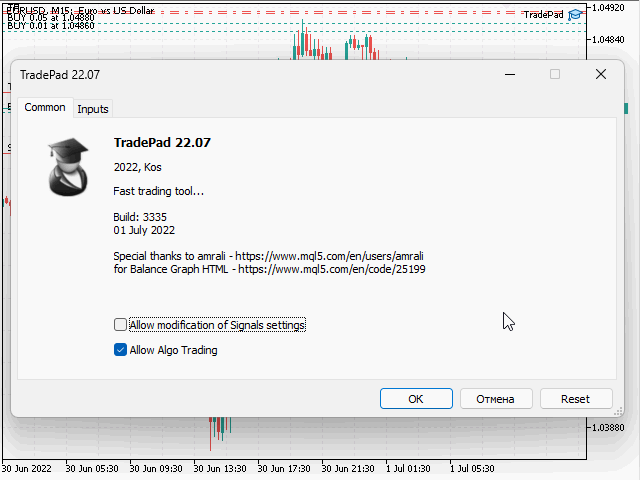 Buy the 'TradePad' Trading Utility for MetaTrader 5 in MetaTrader Market