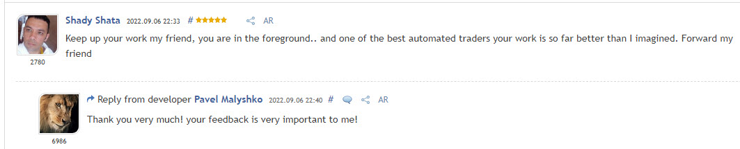 Comments | Great Breakthrough | Buy Trading Robot (Expert Advisor) for ...