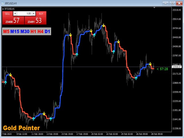 Buy the 'Gold Pointer' Technical Indicator for MetaTrader 4 in ...