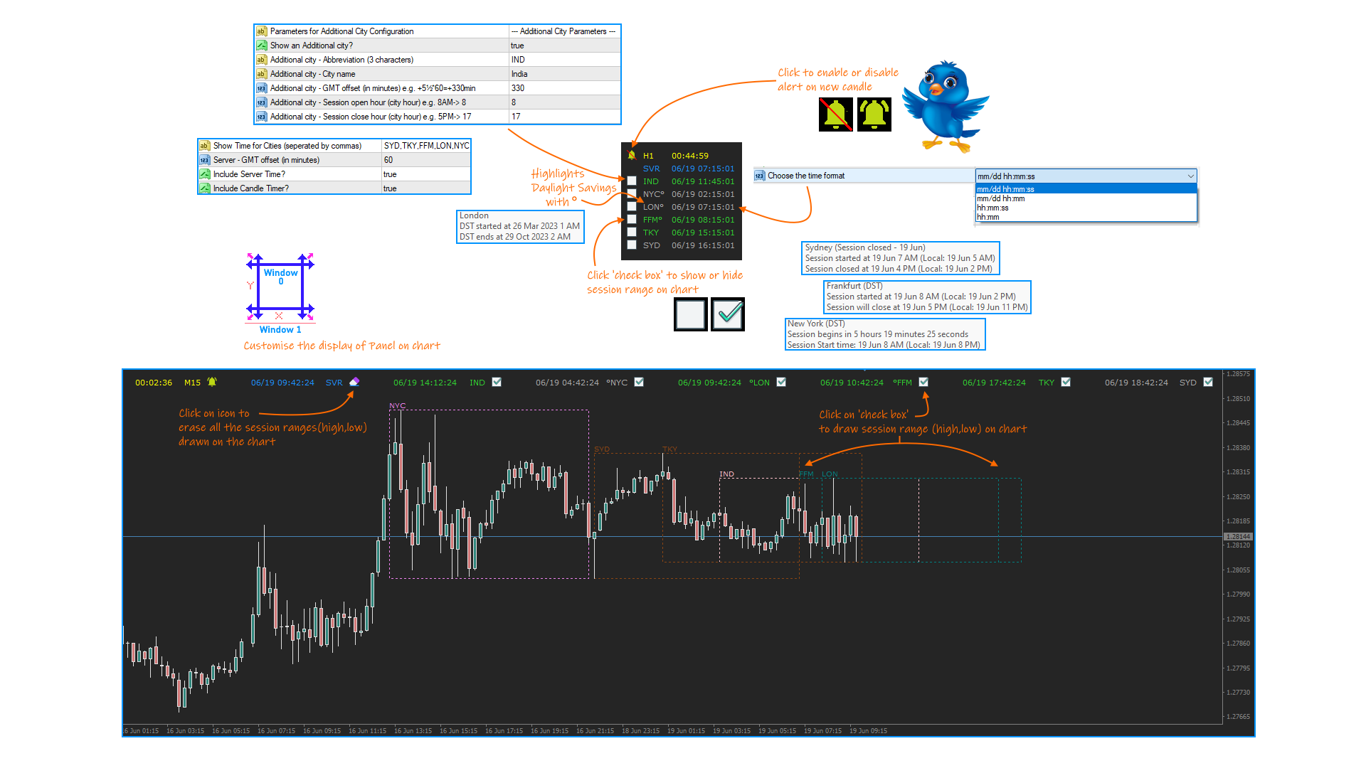 Download the 'Session Timer' Trading Utility for MetaTrader 5 in ...