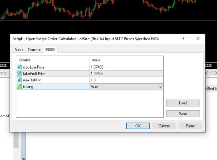 Купите Торговую утилиту Opensingleorder Calculatelotsize Input Sltp Prices для Metatrader 4 в