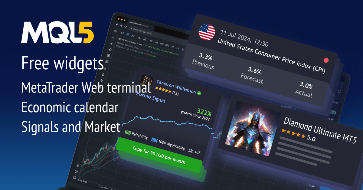 Widgets financieros gratuitos para sitios web